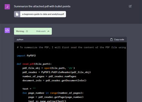 how to use chatgpt for data analysis