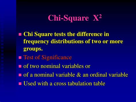 Ppt Non Parametric Tests Eg Chi Square Powerpoint Presentation Free Download Id1348306