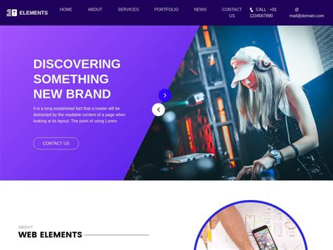 Plantilla Html Gratuita Elements Plantillas Html Gratuitas