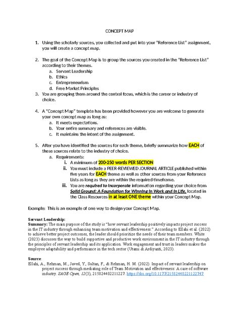 Concept Map Format Test Concept Map 1 Using The Scholarly Sources