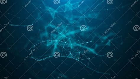 Abstract Blue Digital Background Big Data Visualization Science Background Big Data Complex