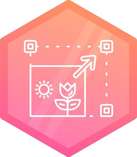 Resizing Gradient Polygon Icon 38181981 Vector Art At Vecteezy