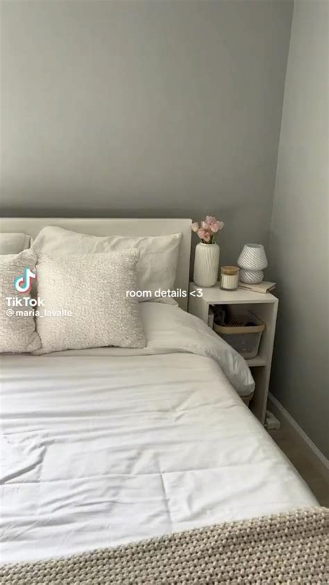 Clean Girl White Cozy Neutral Boho Minimalist Bedroom Aesthetic