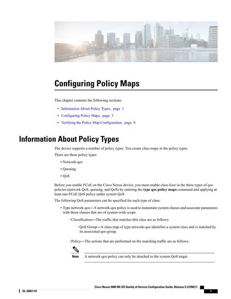 pdf configuring policy maps cisco global home page · configuring