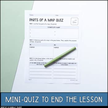 Map Skills Worksheets Parts Of A Map Lesson Plan Geography Worksheets