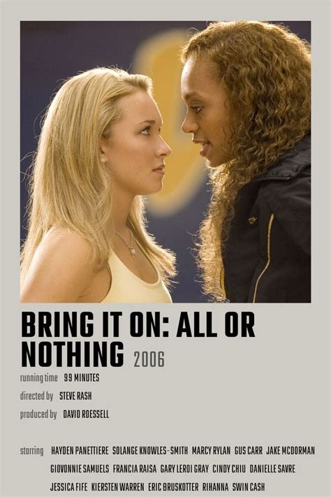 Bring It On All Or Nothing Film Serie Tv