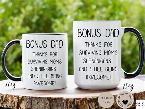 Bonus Dad Fathers Day T Bonus Dad Christmas T Bonus Dad Mug