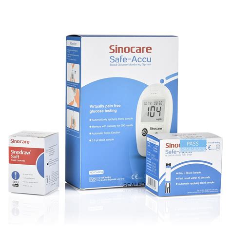 Jual PreOrder Safe Accu Blood Glucose Meter 50Test Strips Lancets Needles Glucometer