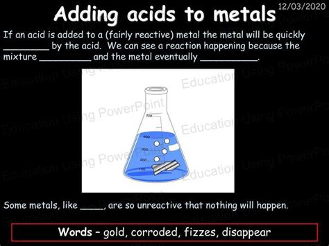 Acids And Alkalis Education Using Powerpoint