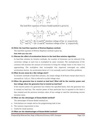 Power Flow Solution PDF