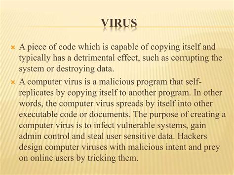 Computer Virus Ppt