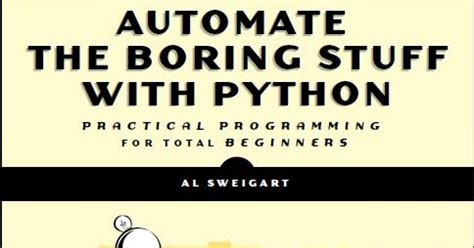 Automate The Boring Stuff With Python Open Book Hub