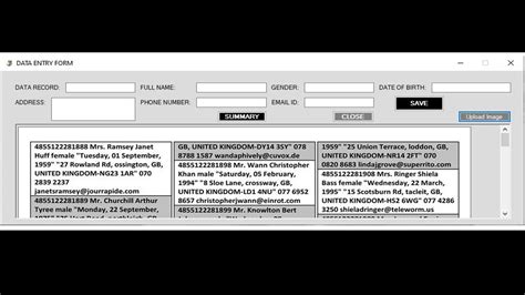 Dataentry Demo Video Youtube