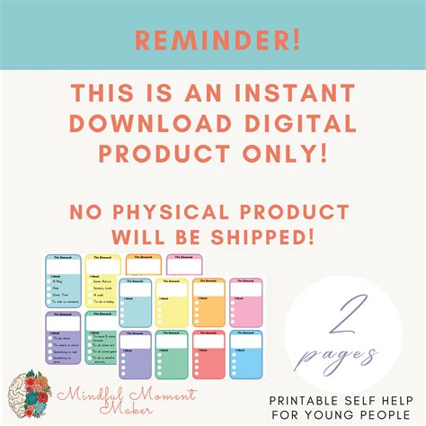 Autism Pda Anxiety Demand Cards Emotional Regulation Etsy Australia