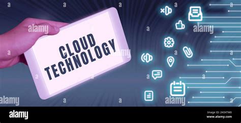 Inspiration Showing Sign Cloud Technologystoring And Accessing Data And Programs Over Internet