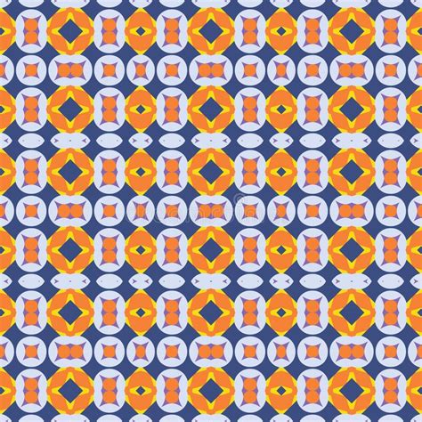 Seamless Geometric Vector Pattern With Abstract Ornament Stock Vector Illustration Of Mandala