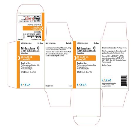 Midazolam Injection Package Insert Prescribing Information