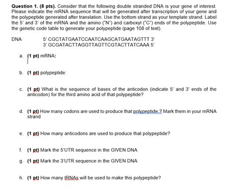 Solved Question 1 8 Pts Consider That The Following