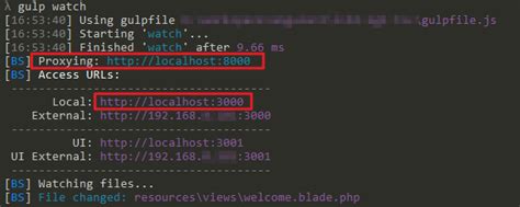 Octechnotes 技術誌 Laravel 如何使用 Elixir 的 Browsersync