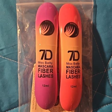 7d Makeup 7d Mascara Fiber Lashes Purple And Orange Poshmark