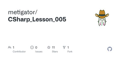 github metigator csharp lesson 005