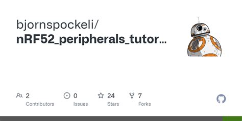 GitHub Bjornspockeli NRF Peripherals Tutorial