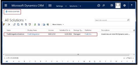 Ms Dynamics Setting Up Plus Adapter For Microsoft Dynamics 365
