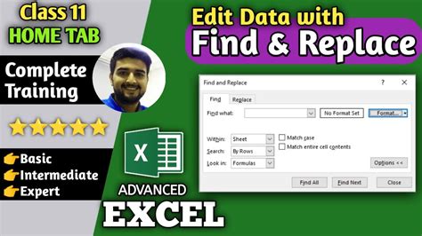 Edit And Analyze Your Data With Find And Replace Feature Of Ms Excel