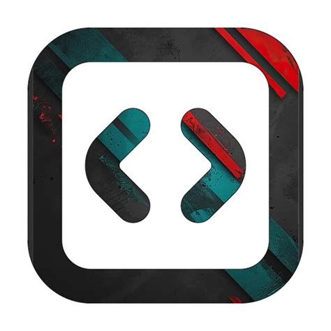 Premium Photo Square Code Icon Diagonal Black Green Red