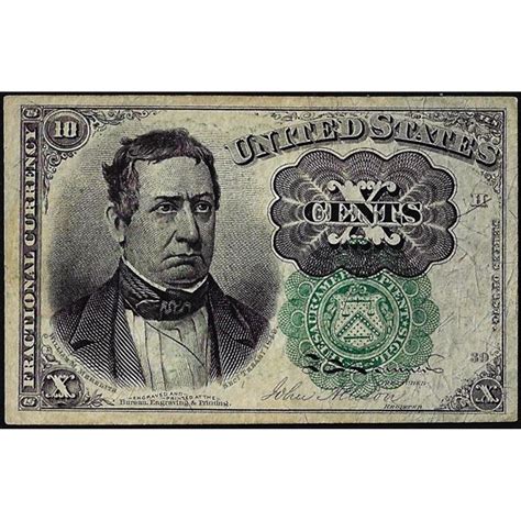 1874 Fifth Issue Ten Cents Fractional Currency Note