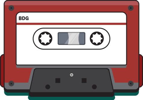 Vintage Radio Cassette Player Icon Set 12 Button Designs For Vector