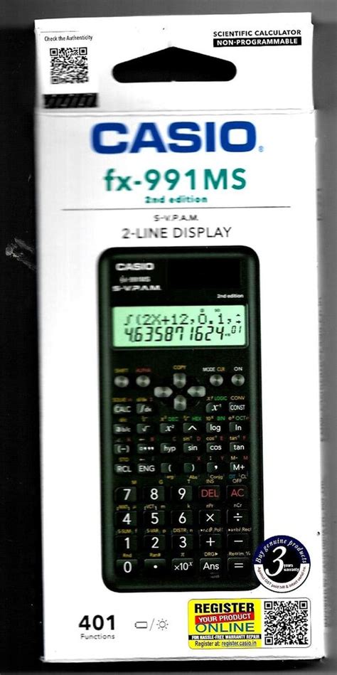 scientific calculator trendy casio fx 991ms calculator 2nd edition