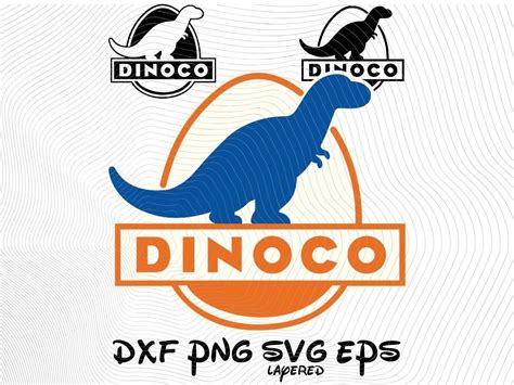 Dinoco Logo Sticker