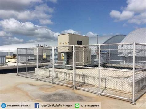 บ้านช่างไฟโคราช การติดตั้งหม้อแปลงตั้งพื้นบนดาดฟ้า