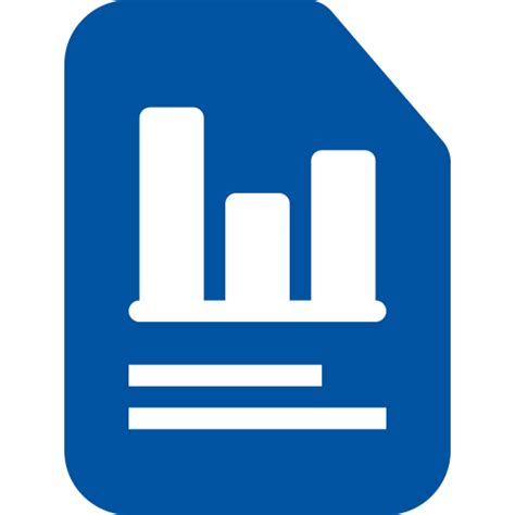 Data Chart Generic Blue Icon
