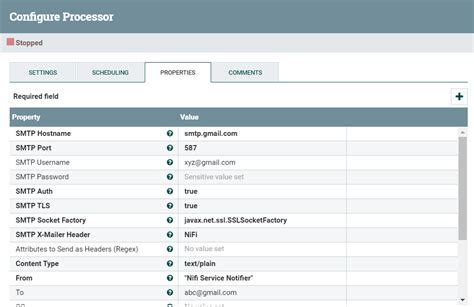 Smtp Sending Email Using Putemail Processor In Nifi Failing With