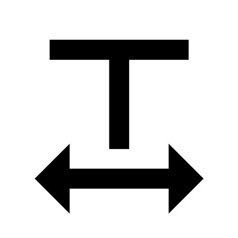 Text Spacing Vector Svg Icon Svg Repo