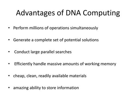 PPT DNA Computing PowerPoint Presentation Free Download ID 692489