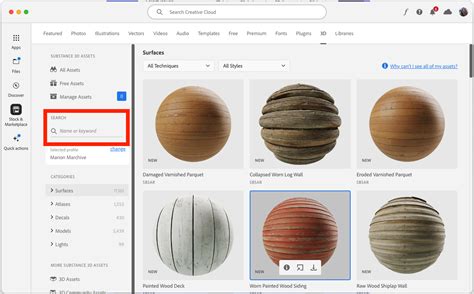 solved no way to search or sort 3d assets by name or keyw adobe community 14103097