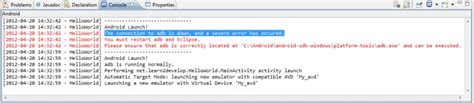 eclipse created app won t run in android emulator stack overflow