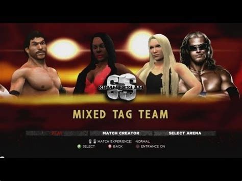 Wwe 13 Sable And Edge Vs Jacqueline And Marc Mero Youtube