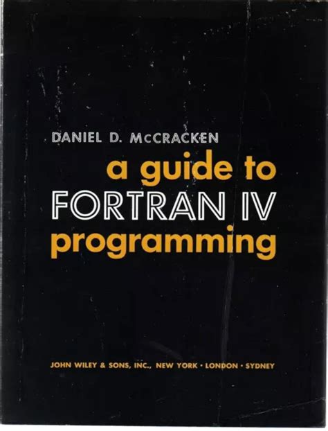 A Guide To Fortran Iv Programming Daniel D Mccracken Paperback