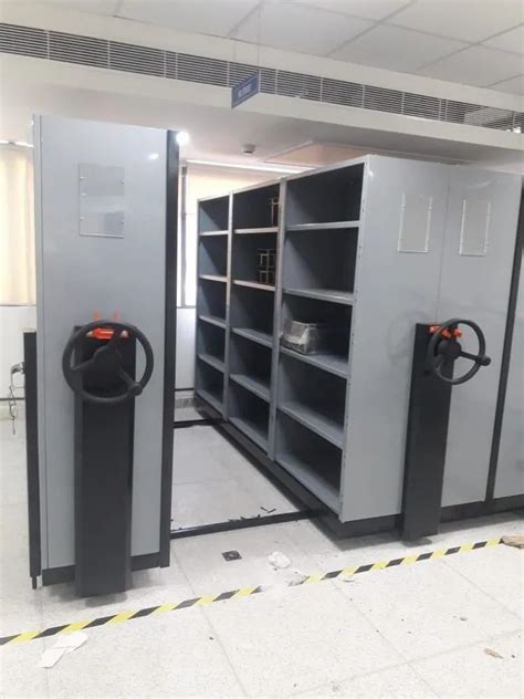 2100 Mm Mild Steel Mobile Compactor Storage Systems For Office
