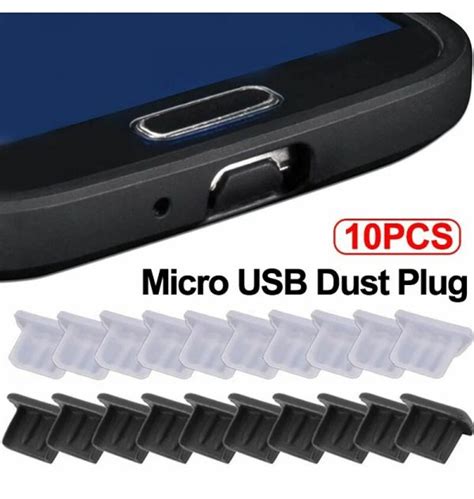 Usb마개 호환 Usb보호캡 포트 커버 플러그 마이크로 Usb 먼지 플러그 범용 안드로이드 충전 포트 샤 티몬