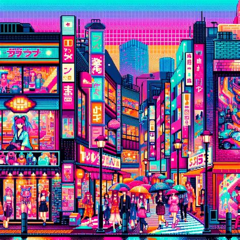 Explore 8 Bit Characters Collage Art