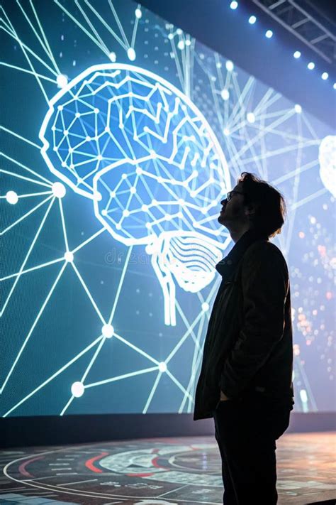 Abstract Ai Creative Brain And Thinking Concept Stock Illustration