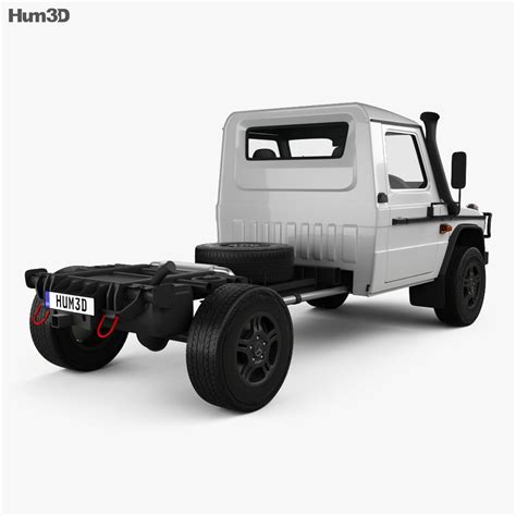 Mercedes Benz G Class W463 Single Cab Chassis 2020 3d Model Download Pickup On