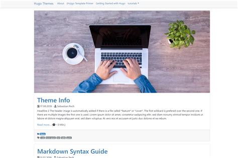 Bootstrap Bp Hugo Themes