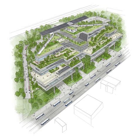 Modern Architectural Design Featuring A Large Multi Level Structure