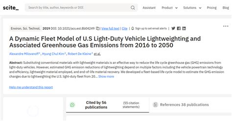 A Dynamic Fleet Model Of U S Light Duty Vehicle Lightweighting And